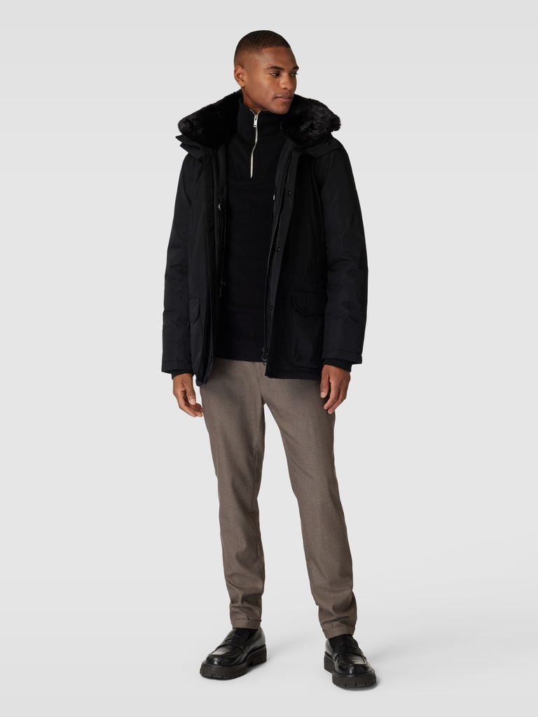 Wellensteyn Regular fit functioneel jack met capuchon, model 'HALIFAX' in zwart online kopen | P&C