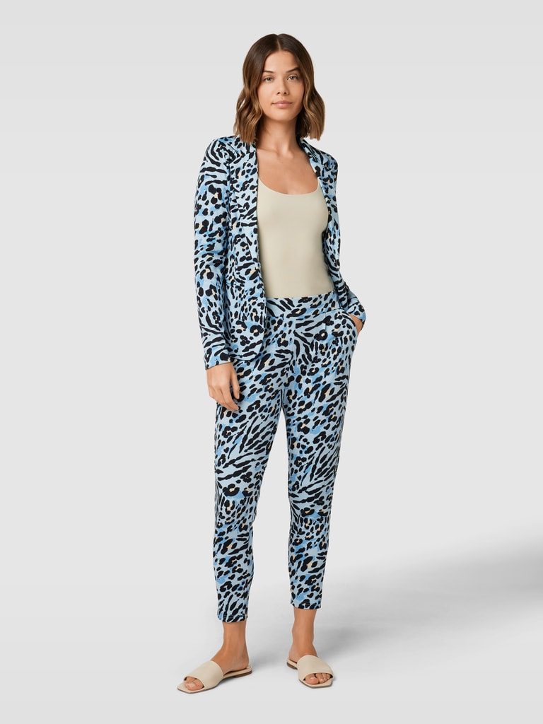 ICHI Hose mit Allover-Muster (bleu) online kaufen