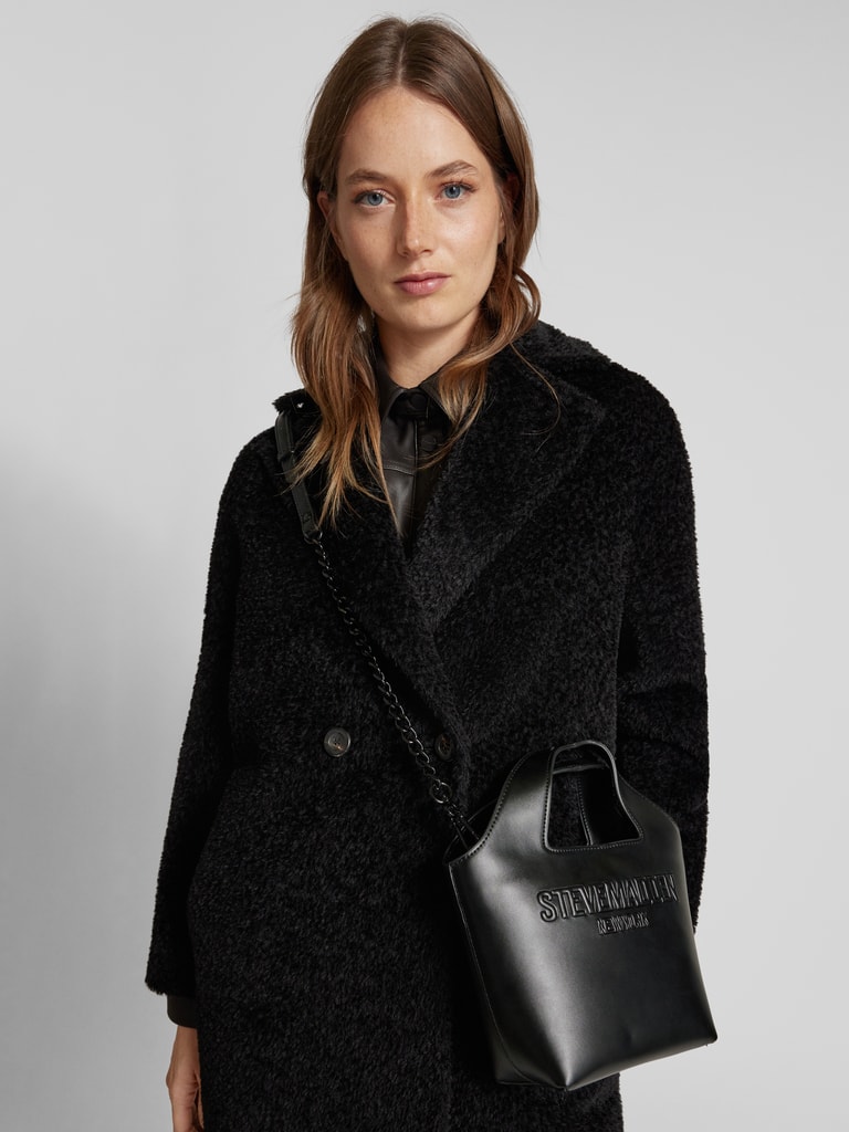 Steve Madden Crossbodytas met label in reliëf, model 'BVEENA' in zwart ...