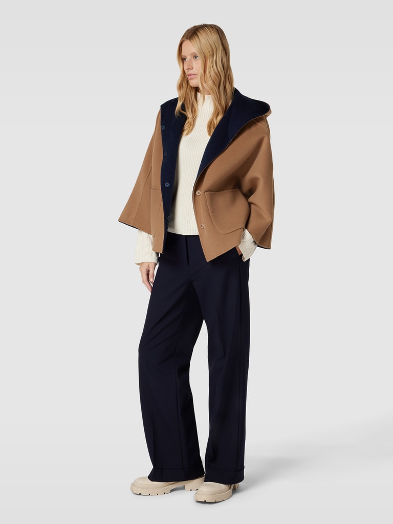 Weekend Max Mara Jacke mit Druckknopfleiste Modell 'MAGNO' (marine ...