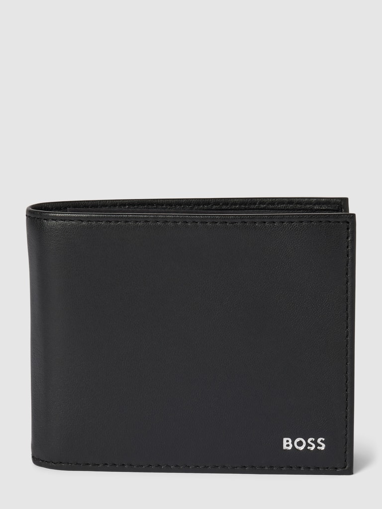 BOSS Portemonnee met labeldetail in zwart online kopen | P&C