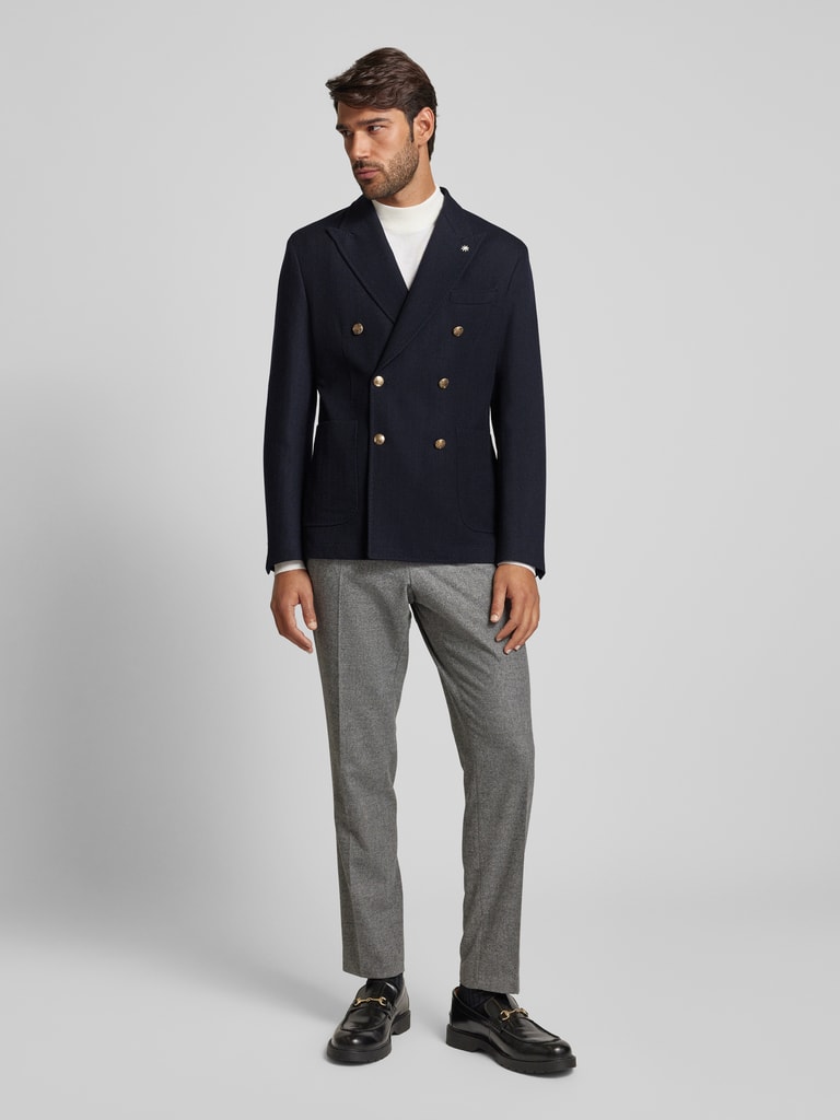 Manuel Ritz 2-Knopf-Sakko mit aufgesetzten Eingrifftaschen (marine) online kaufen