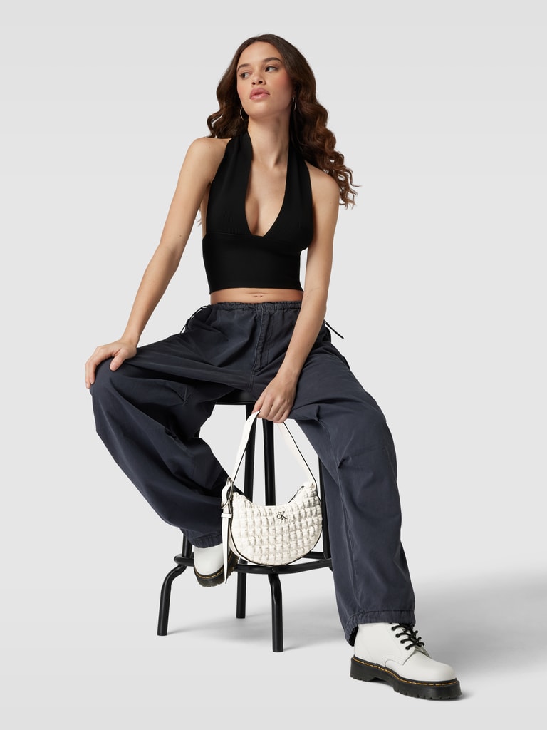 Calvin Klein Jeans Pochette in Leder-Optik Modell 'CRESCENT' (weiss ...