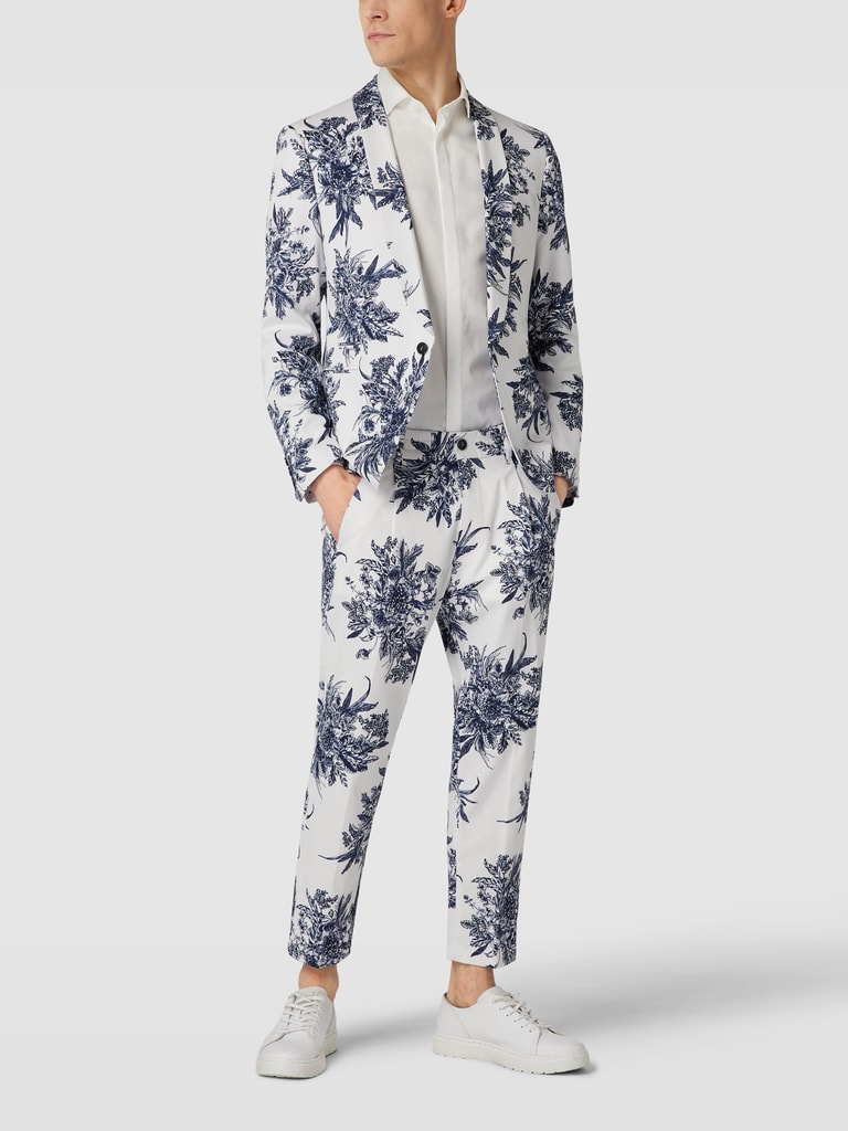 Drykorn Stoffhose mit floralem Muster Modell 'CHASY' (weiß) online kaufen