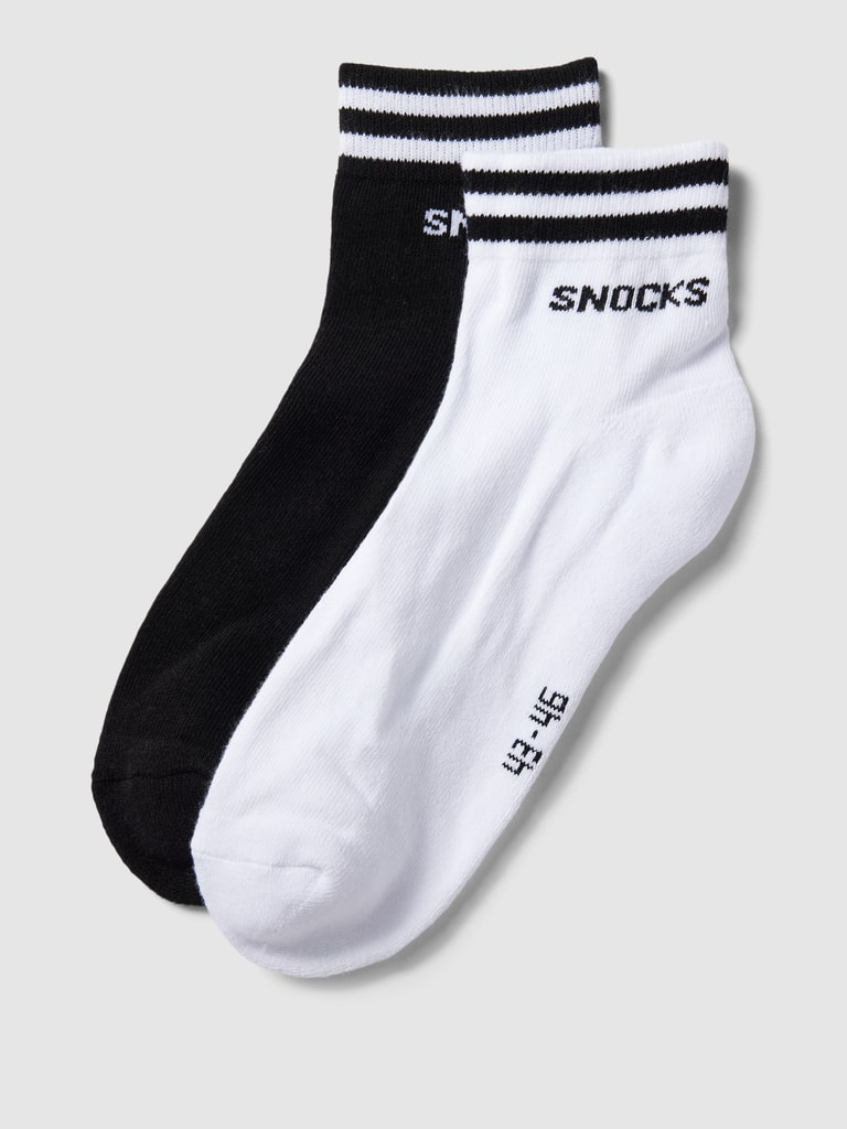 Snocks Socken mit Streifen im 2er-Pack (weiss) online kaufen