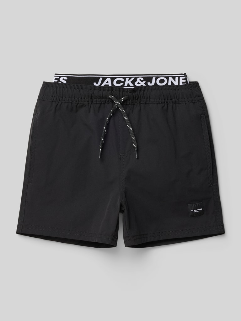 Jack & Jones Badehose mit elastischem Logo-Bund Modell 'MAUI' (black ...