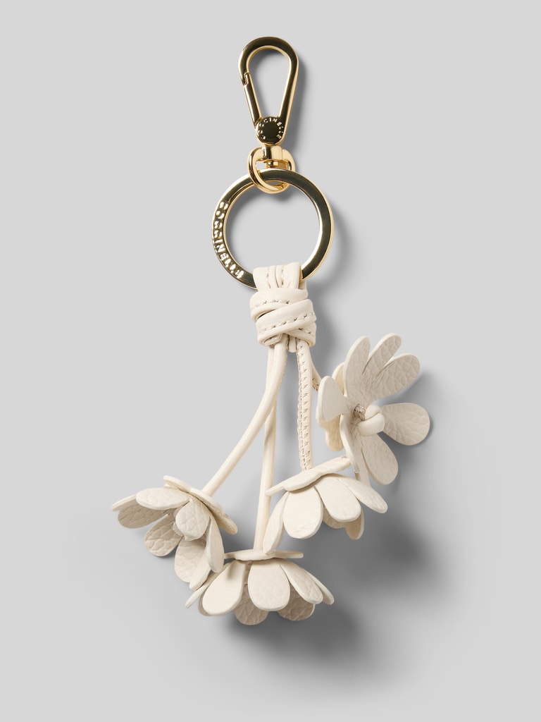 Coccinelle Anhänger mit Logo-Prägung Modell 'FLOWERS' (sand) online kaufen
