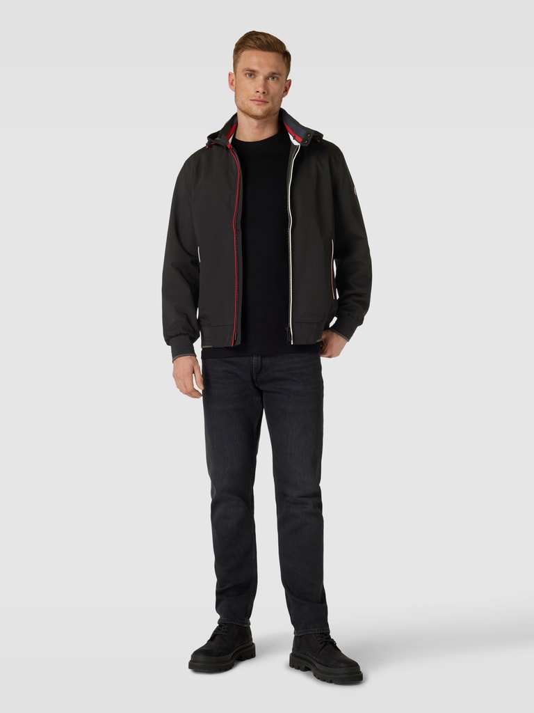 Wellensteyn Functioneel jack met opstaande kraag, model 'COLLEGE' in zwart online kopen | P&C