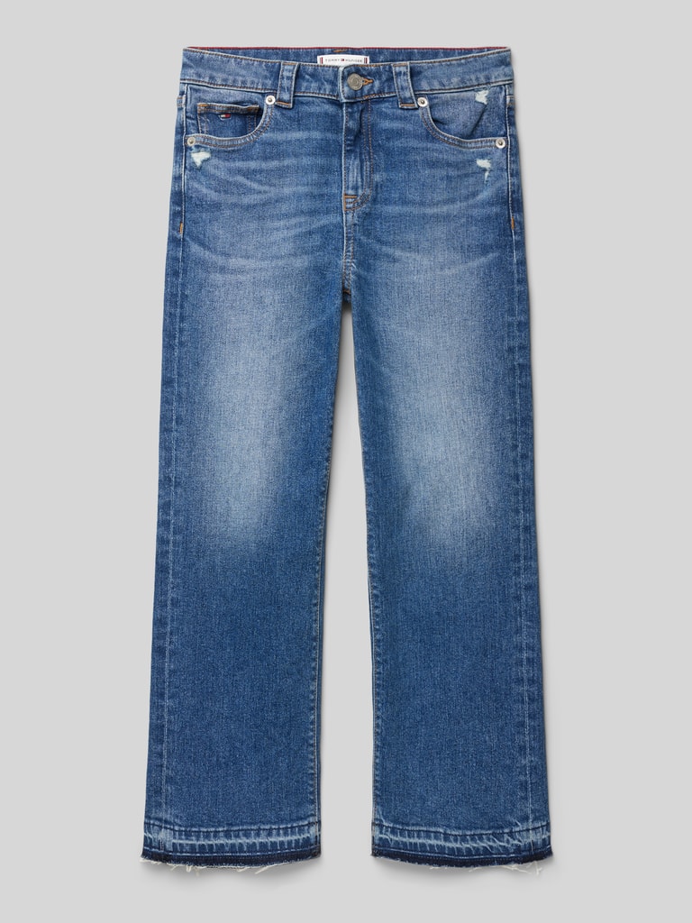 Tommy Hilfiger Teens Jeans im Used-Look Modell 'GIRLFRIEND' (blau ...