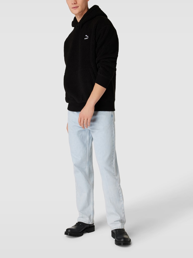 PUMA PERFORMANCE Relaxed Fit Hoodie in Teddyfell-Optik (black) online ...