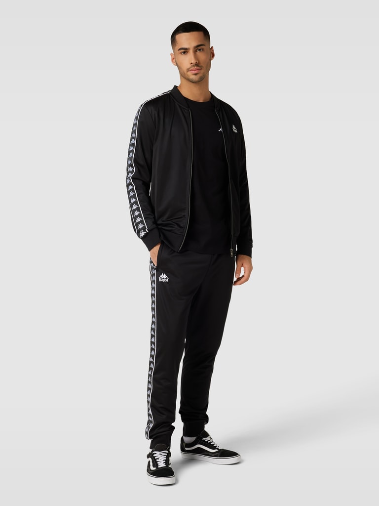 Kappa Sweatpants mit Label-Stitching (black) online kaufen