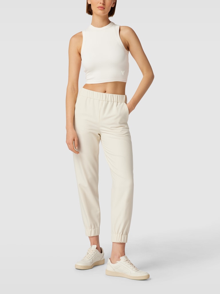 GUESS Activewear Tanktop mit Feinripp Modell 'EDIE' (ecru) online kaufen