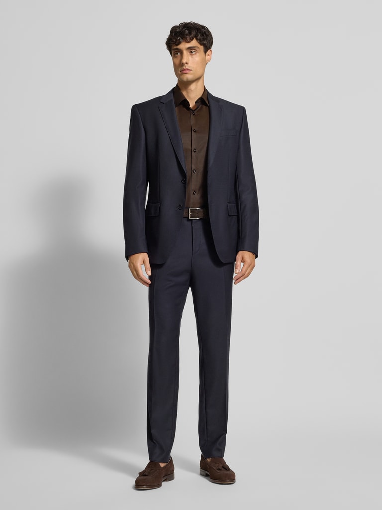 OLYMP No. Six Super Slim Fit Businesshemd aus Baumwoll-Mix (mittelbraun ...