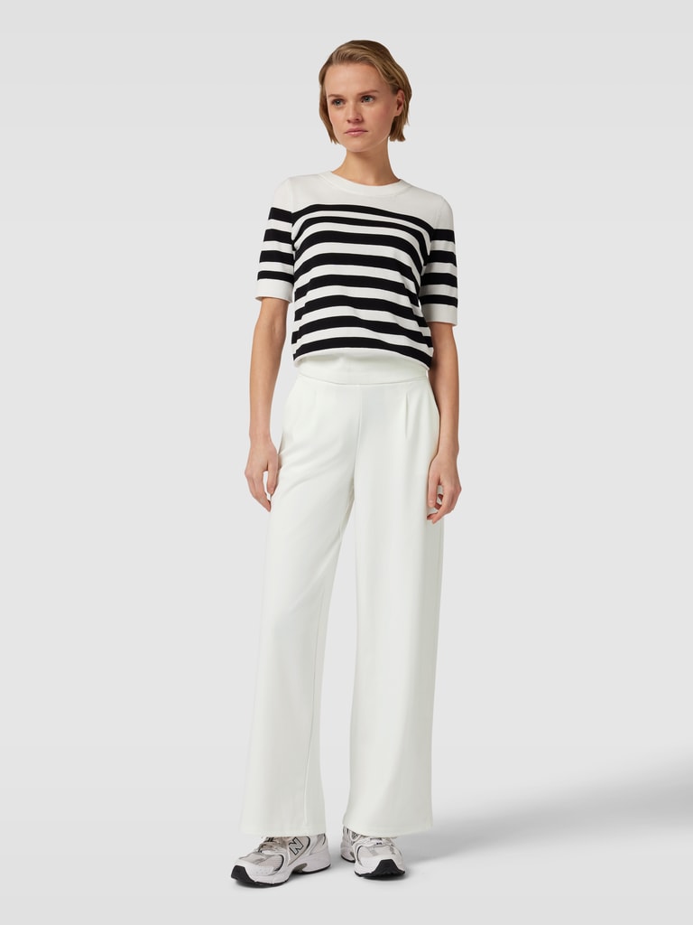 ICHI Stoffhose mit Paspeltasche am Gesäß Modell 'KATE' (offwhite ...