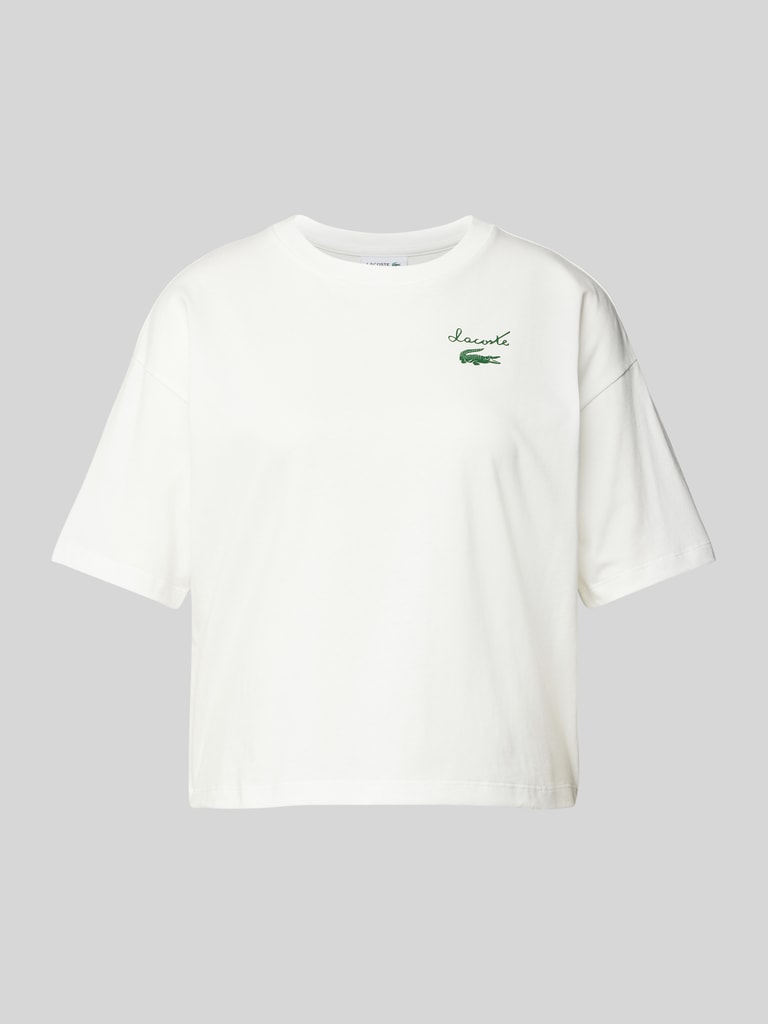 Lacoste Sport T-Shirt mit Label- und Logo-Print (offwhite) online kaufen