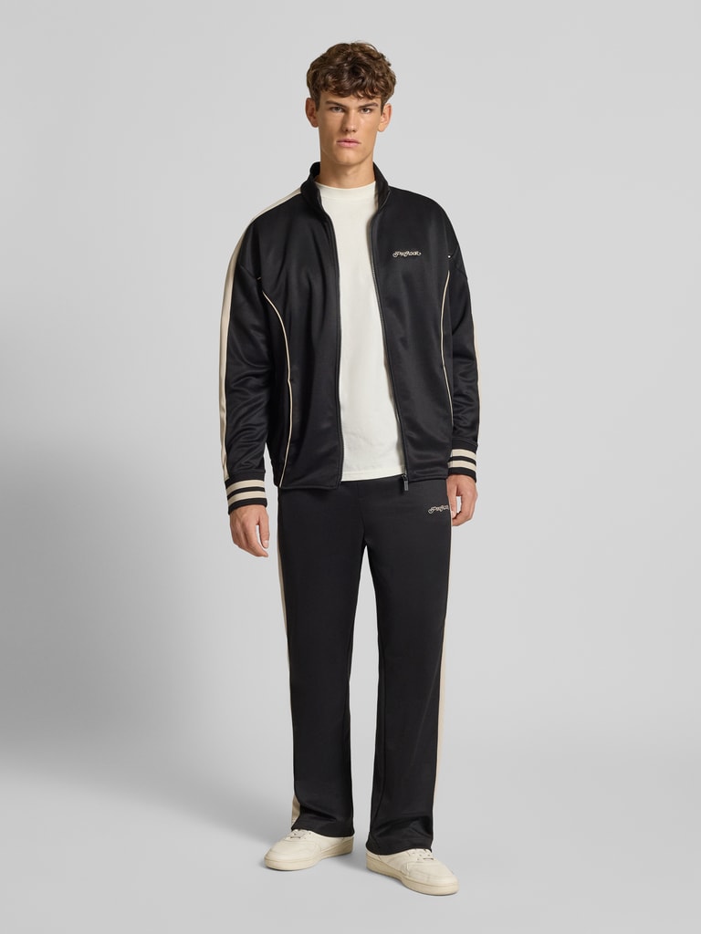 Kup online Pegador Bluza rozpinana o kroju oversized z wyhaftowanym ...