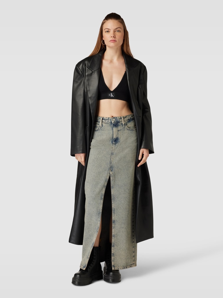 Calvin Klein Jeans Bralette in Ripp-Optik (black) online kaufen
