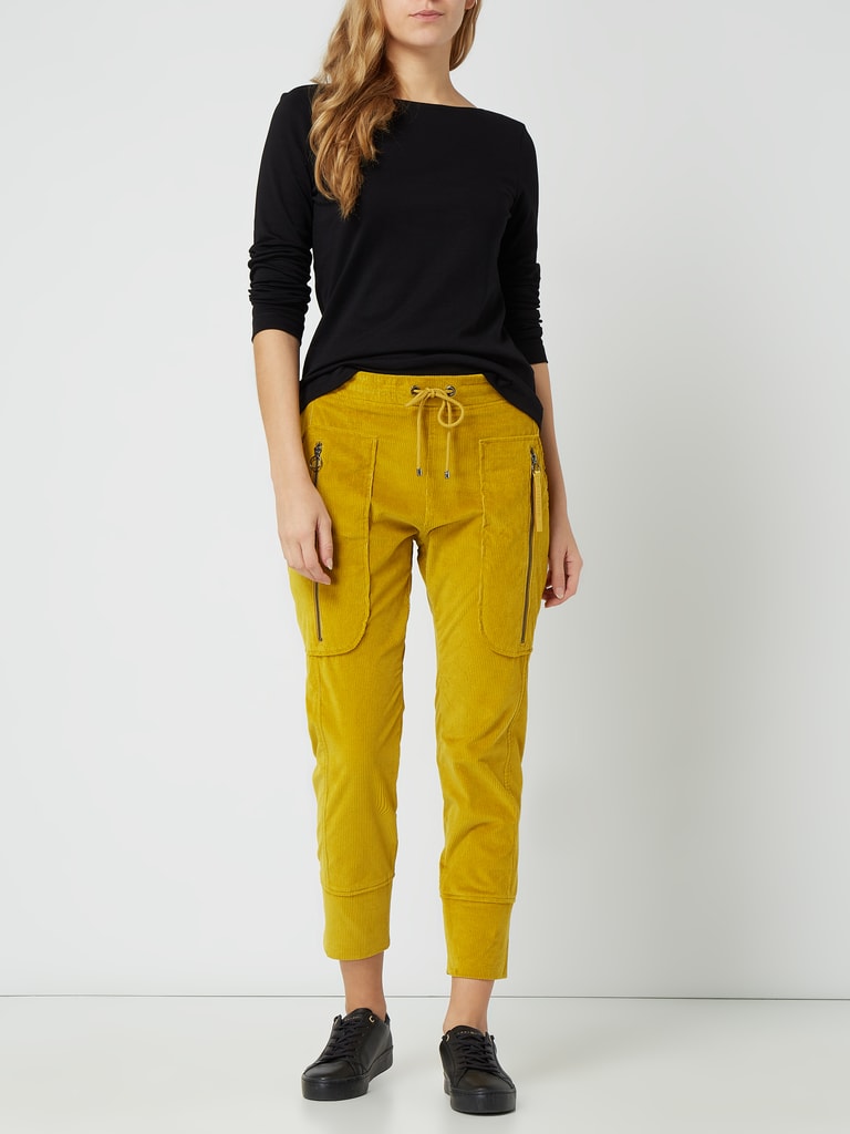 MAC Schlupfhose aus Cord Modell 'Future' (hellgelb) online kaufen
