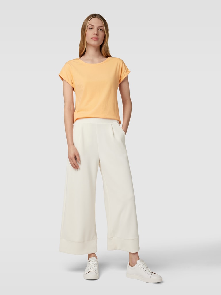 Kup online B.Young T-shirt z okrągłym dekoltem model ‘PAMILA’ (morelowy)