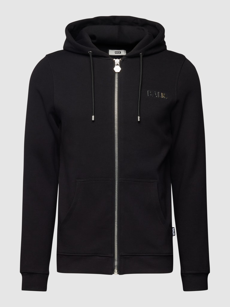 Balr. Sweatjacke mit Label-Detail Modell 'Q Series' (black) online kaufen