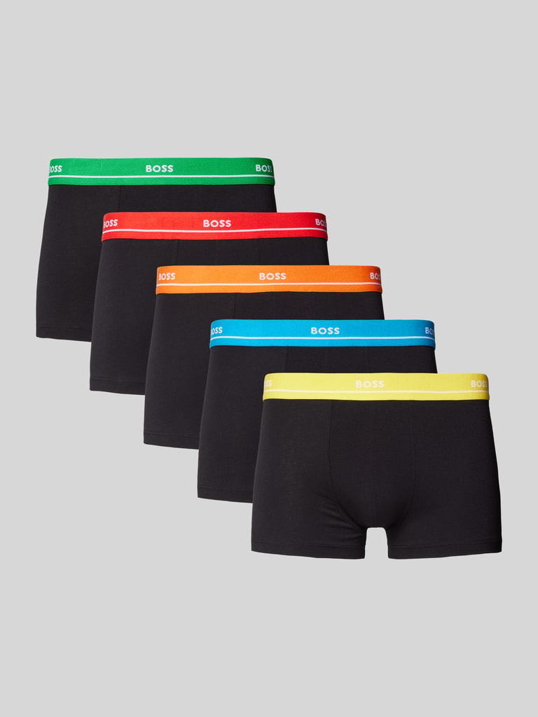 BOSS Trunks mit elastischem Logo-Bund im 5er-Pack (black) online kaufen