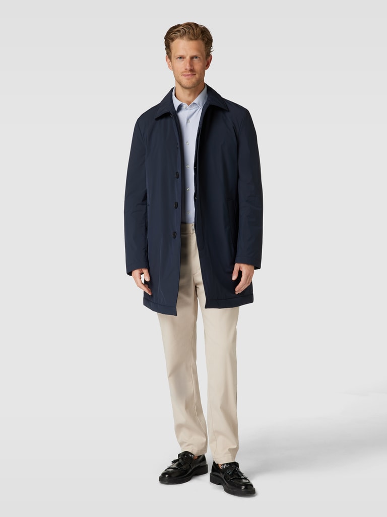 BOSS Mantel mit Leistentaschen Modell 'Jared' (marine) online kaufen