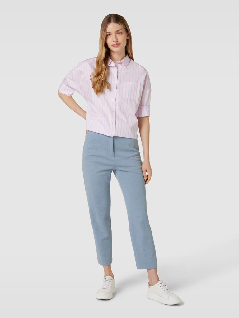 Jake*s Collection Stoffen broek met Franse steekzakken in jeansblauw ...