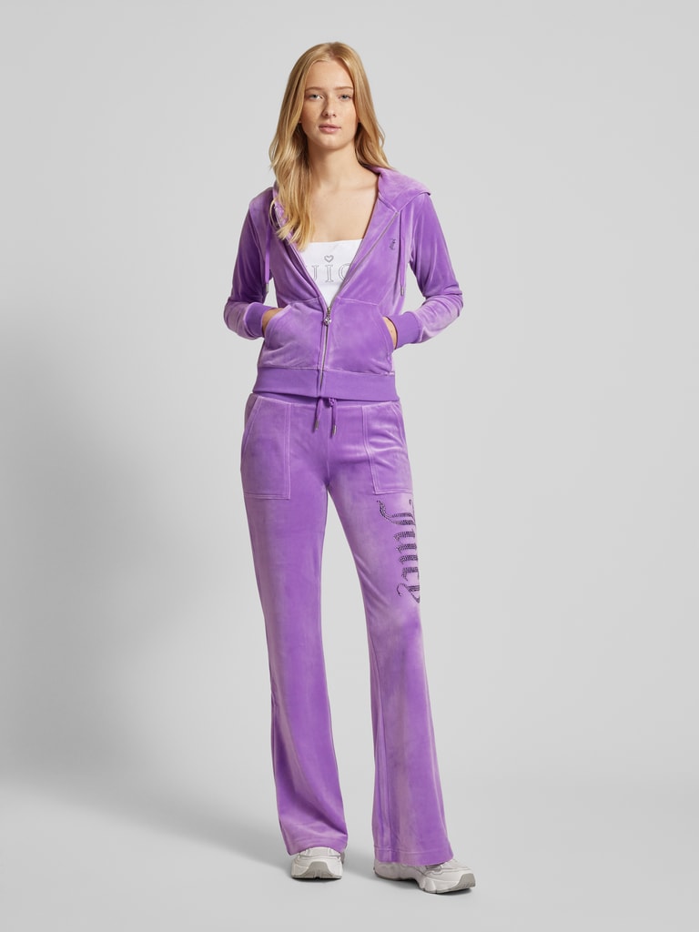 Juicy Couture Sweatjacke mit Kapuze Modell 'ROBERTSON' (flieder) online kaufen