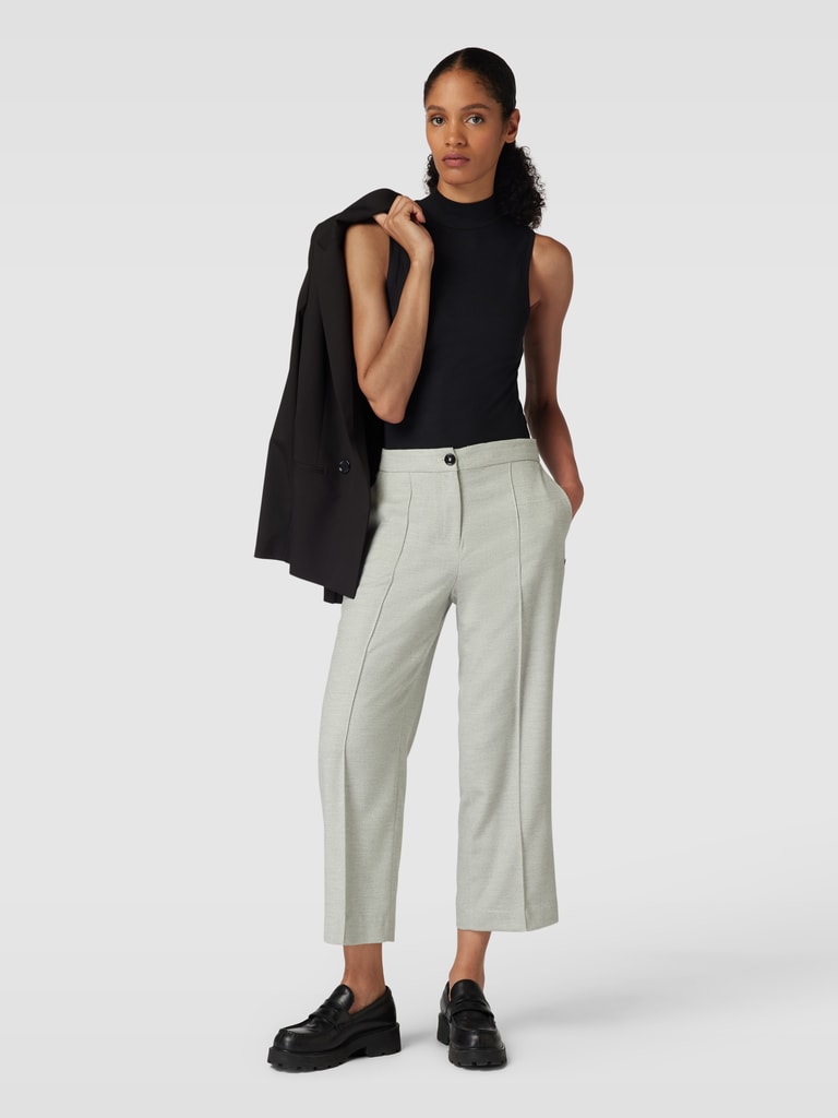 Marc Cain Stoffen broek met viscose in design met klein motief in ...