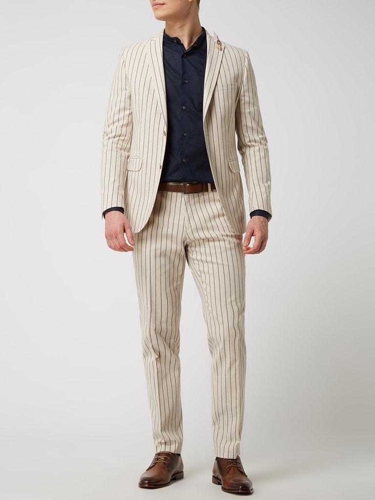 Matinique Regular Fit Business-Hemd aus Baumwolle Modell 'Rostol' (marine) online kaufen