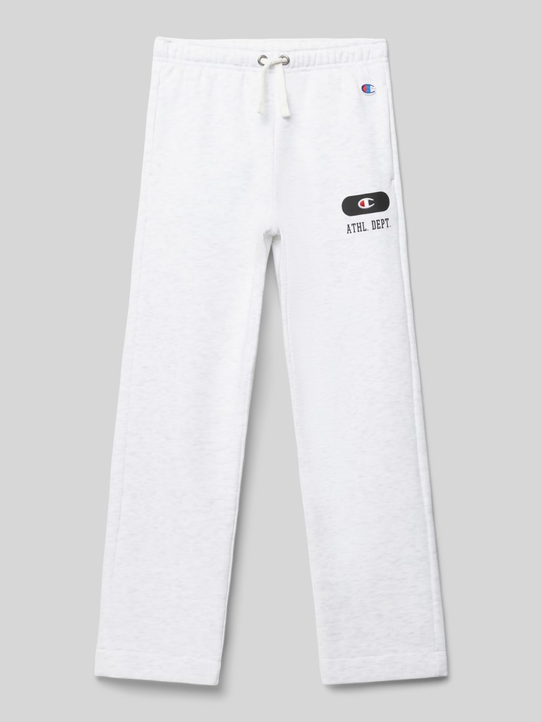 CHAMPION Sweatpants mit Logo-Stitching (ecru melange) online kaufen