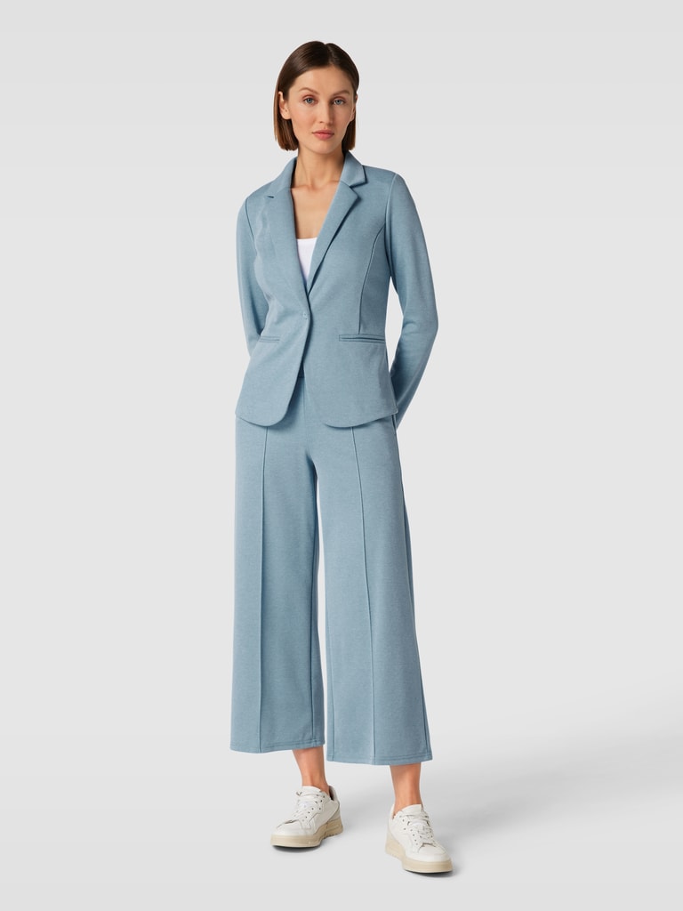 ICHI Blazer met paspelzakken, model 'KATE' in blauw online kopen | P&C