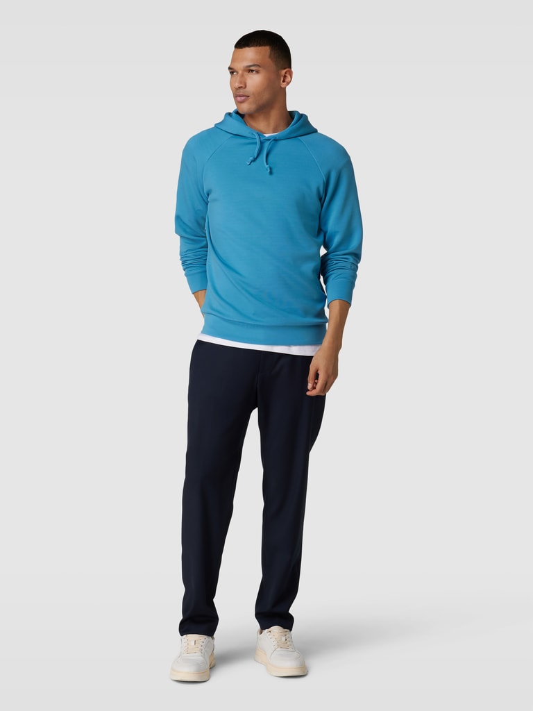 MOS MOSH Hoodie mit Paspelnähten Modell 'Abel' (bleu) online kaufen