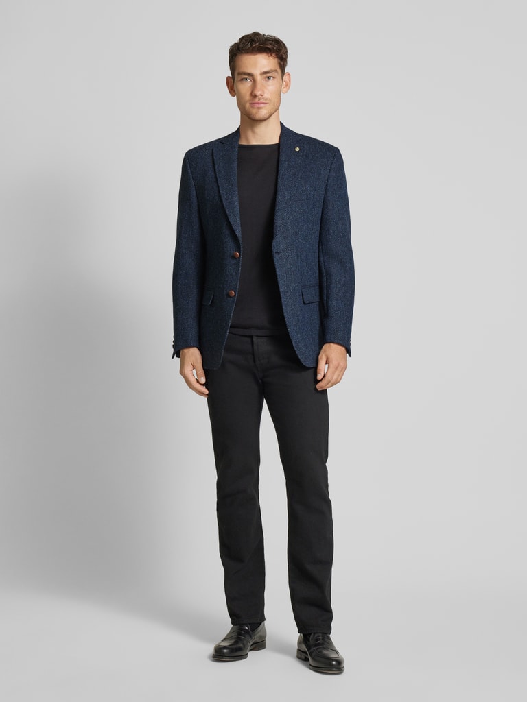 Carl Gross Regular fit Harris Tweed colbert van scheerwol, model 'Theo ...