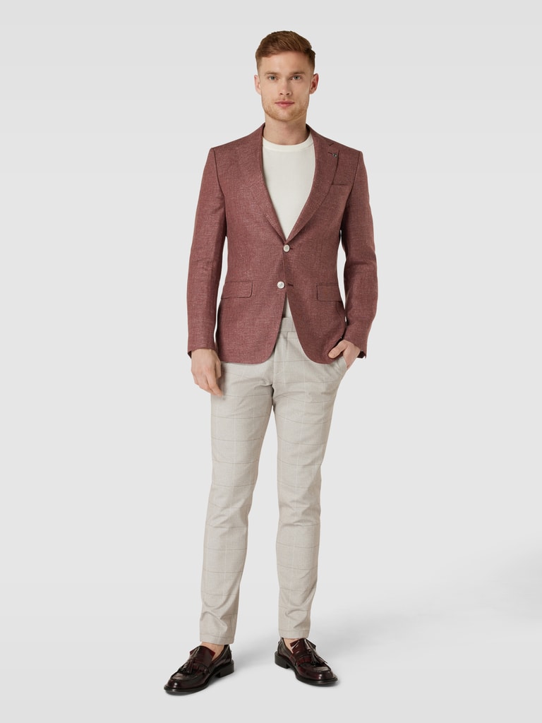 BOSS Colbert in gemêleerde look, model 'Hutson' in bordeaux online ...