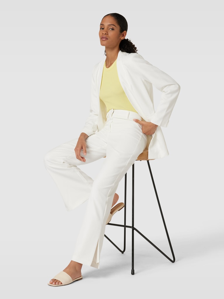 Vila Bell bottom met stretch, model 'KREMA' in offwhite online kopen | P&C