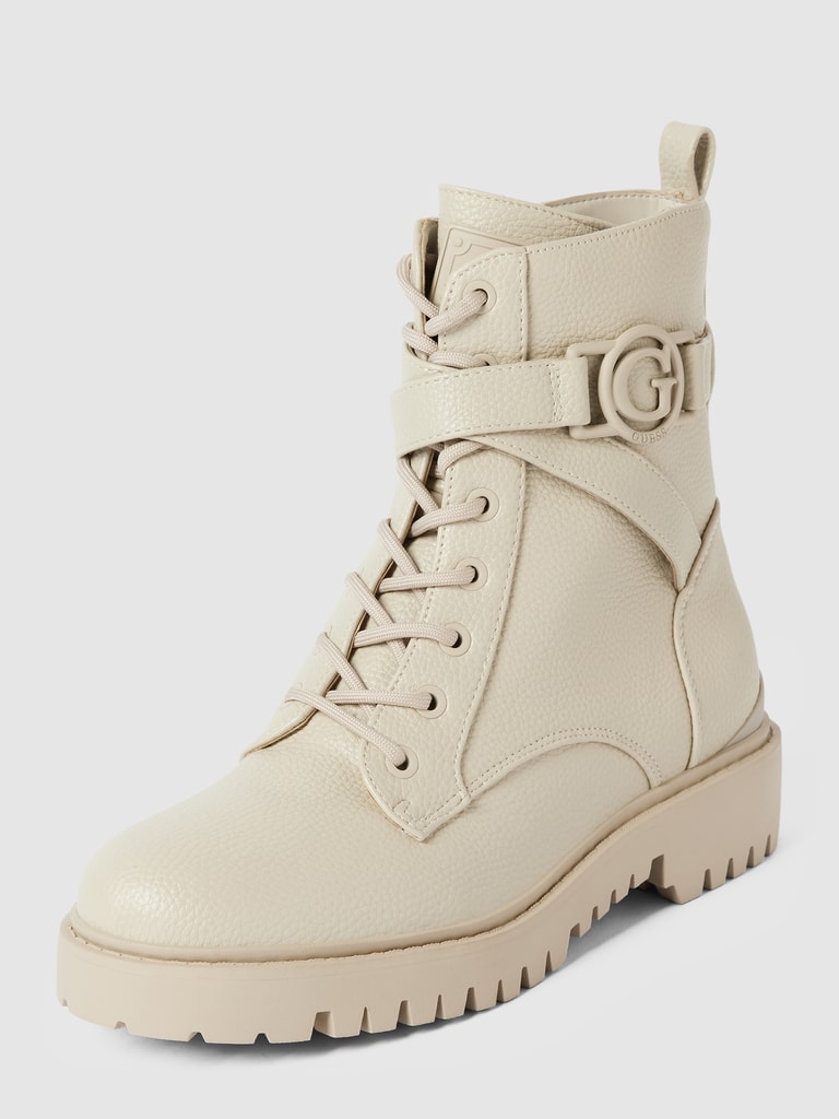 Guess Boots in Leder-Optik Modell 'ODANNA' (beige) online kaufen