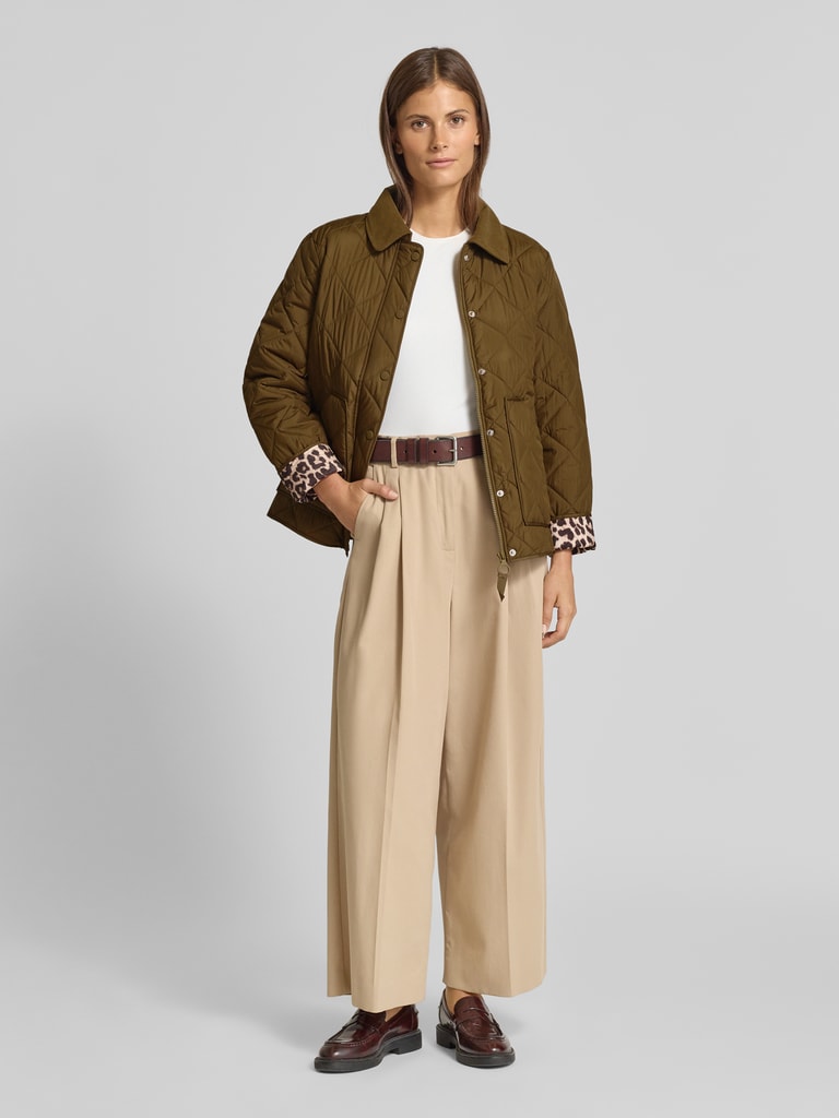 Christian Berg Woman Selection Steppjacke mit Strukturmuster (oliv ...