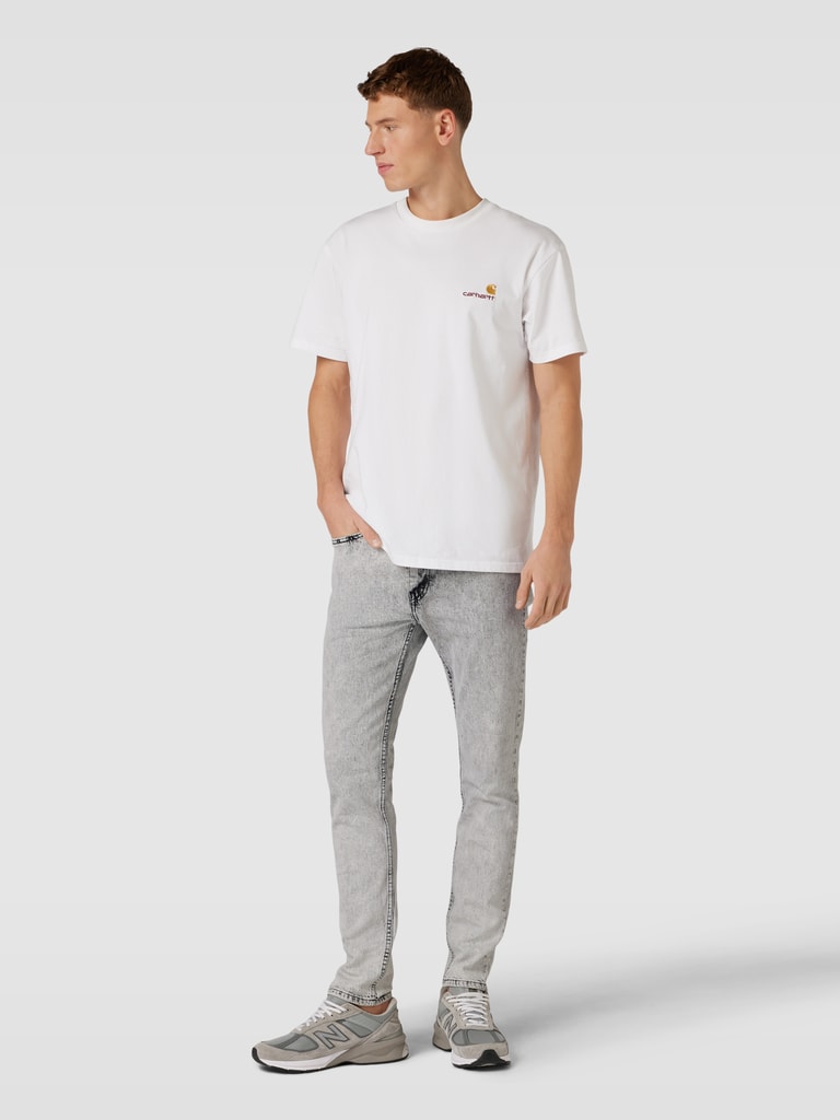 Levi's® Slim Fit Jeans im Used Look (hellgrau) online kaufen