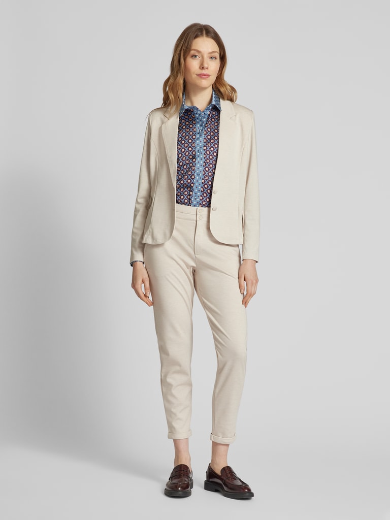 Kup online FREE/QUENT Żakiet z listwą z 2 guzikami model ‘Nanni’ (beżowy)