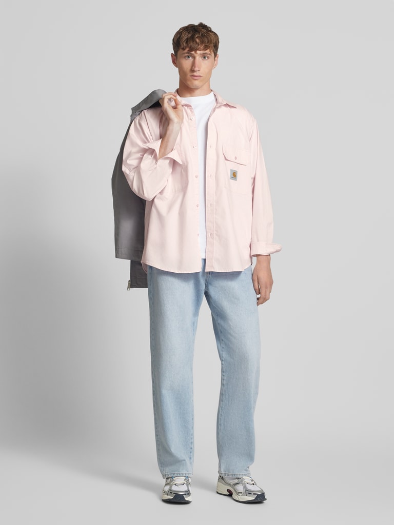 Carhartt Work In Progress Freizeithemd mit Knopfleiste Modell 'IRWIN' (rosa) online kaufen