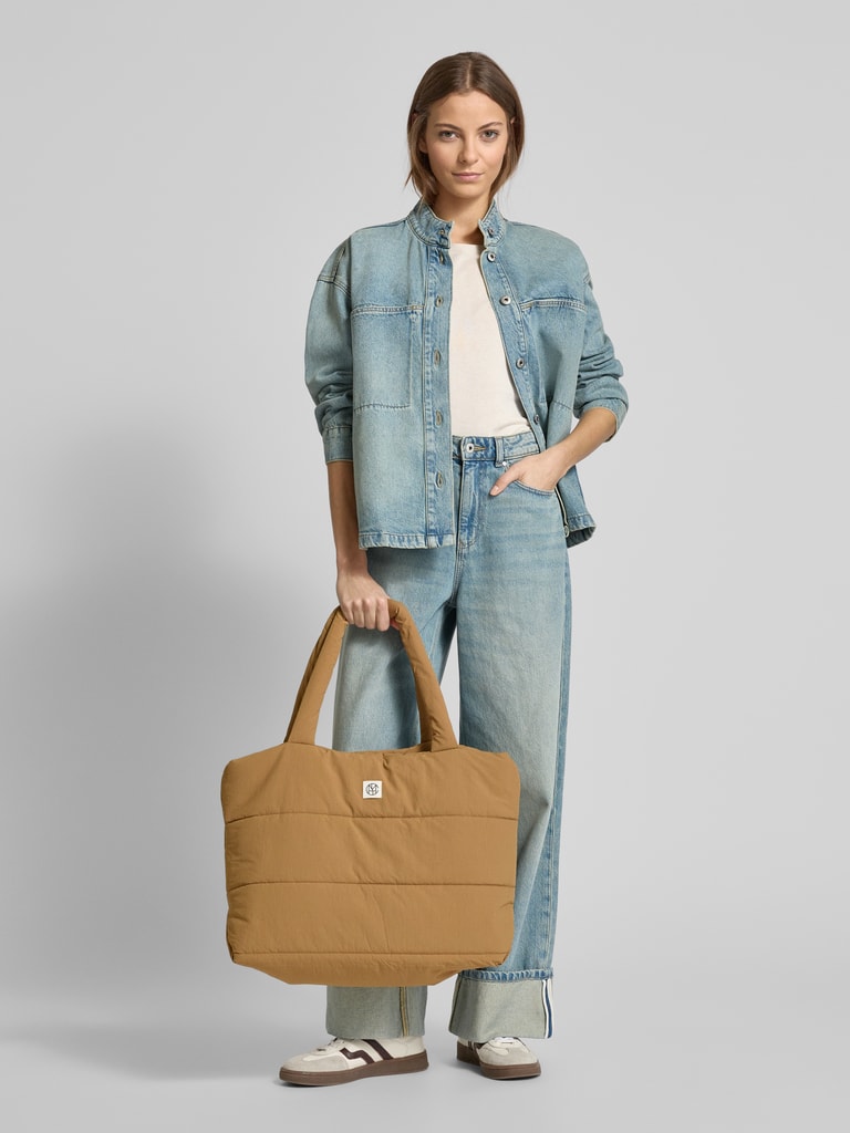 MSCH Copenhagen Shopper mit Label-Detail Modell 'SASJA' (hellbraun ...