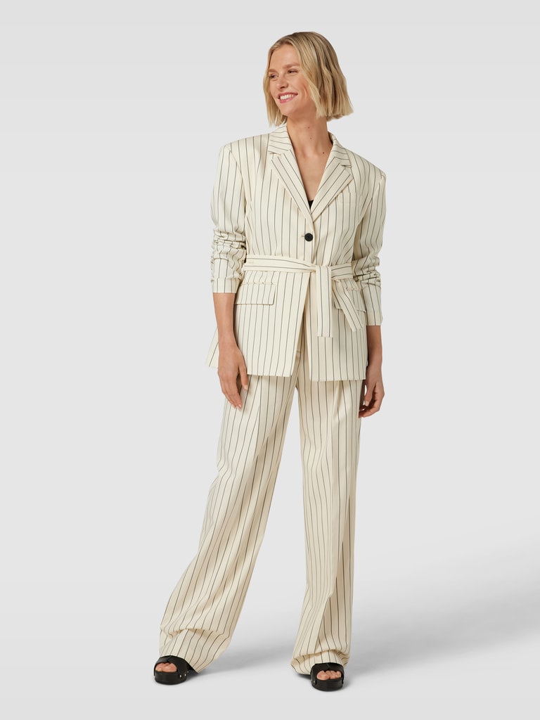 HUGO Blazer mit Streifenmuster Modell 'AEVA' (offwhite) online kaufen