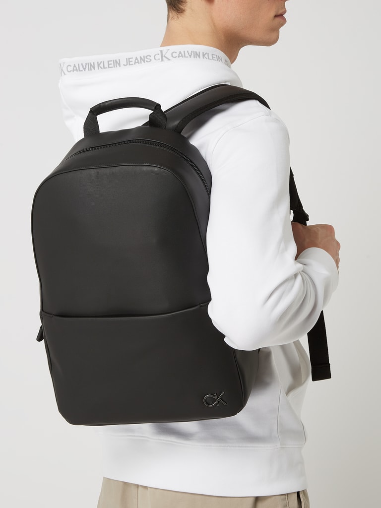 CK Calvin Klein Rucksack in Leder-Optik (black) online kaufen