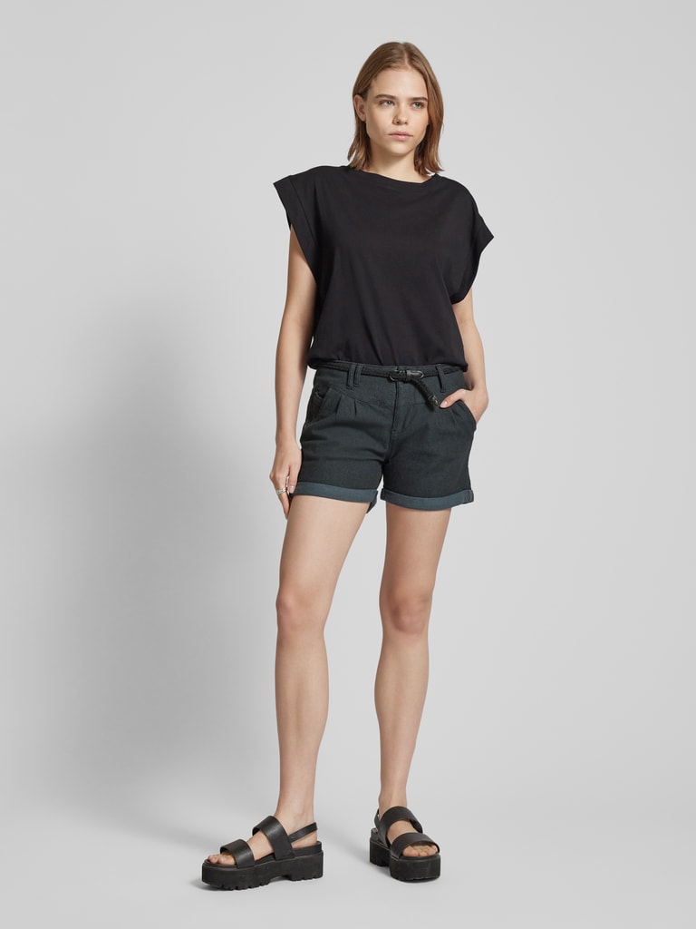 Ragwear Regular Fit Jeansshorts mit Gürtel Modell 'Heeven' (black ...