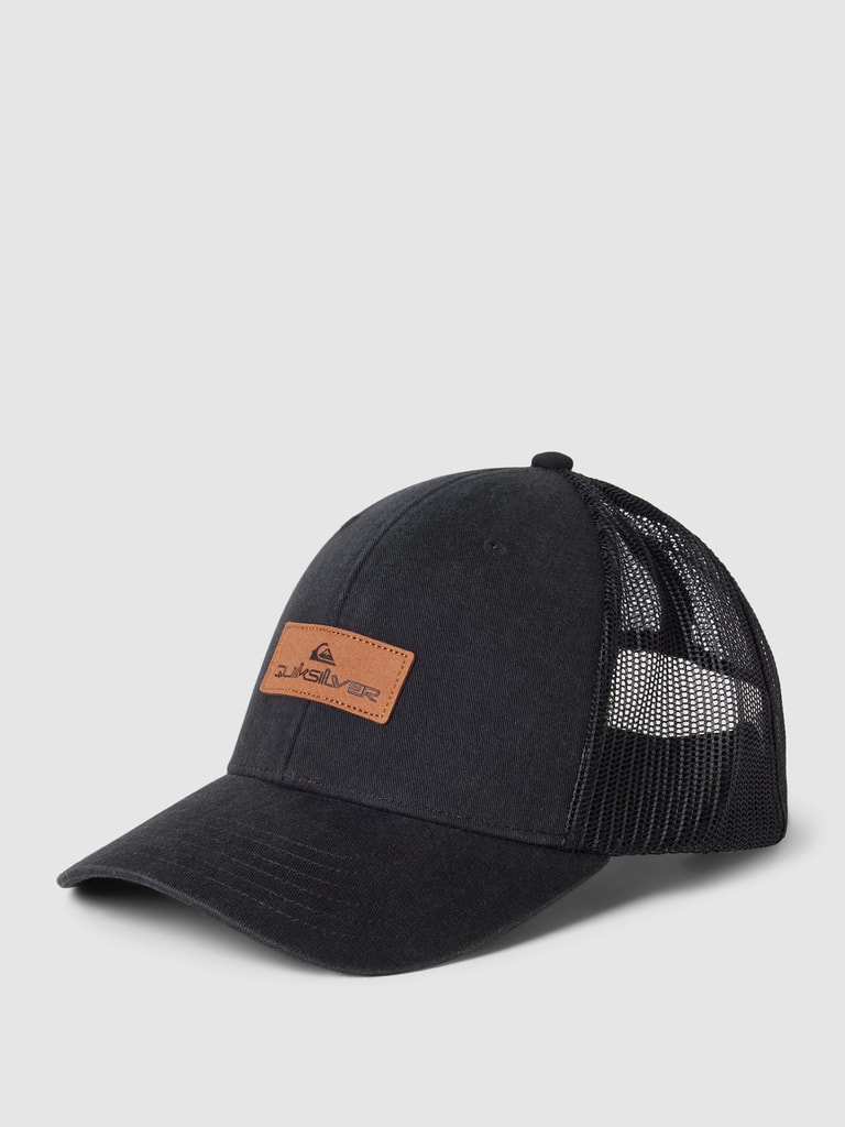 Quiksilver Basecap mit Label-Patch Modell 'DOWN THE HATCH' (black ...