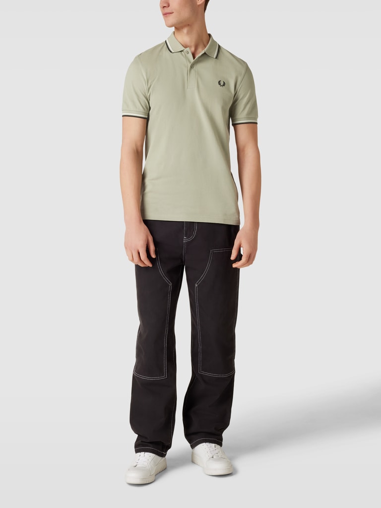 Fred Perry Poloshirt mit Logo-Stickerei Modell 'FRED' (mint) online kaufen
