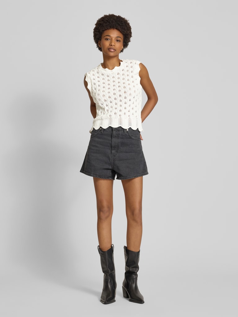 ONLY Regular Fit Stricktop aus Baumwoll-Mix Modell 'LUNA LIFE ...