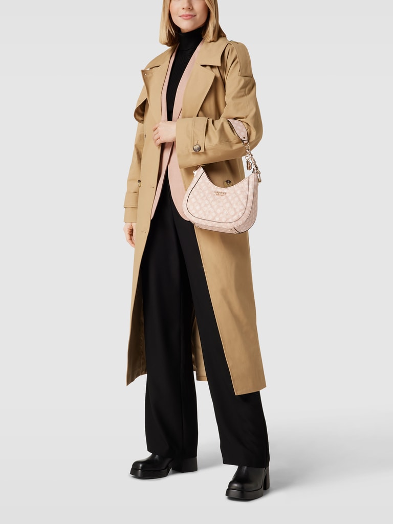 Guess Hobo Bag mit Label-Detail Modell 'ABEY' (rose) online kaufen