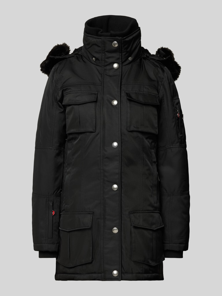 Wellensteyn Functioneel jack met opstaande kraag, model 'SCHNEEZAUBER' in zwart online kopen | P&C